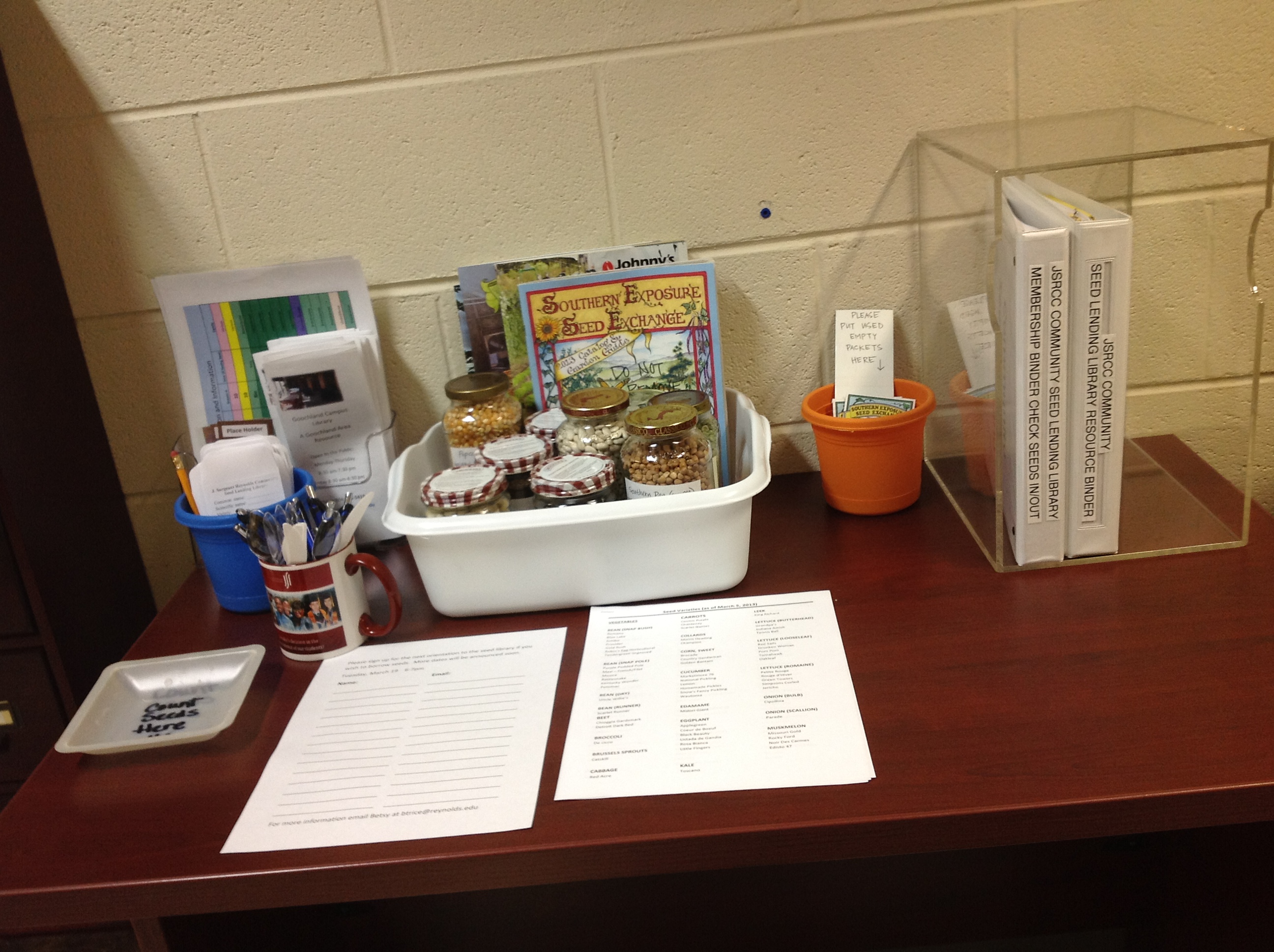 seed library2 – Reynolds Libraries