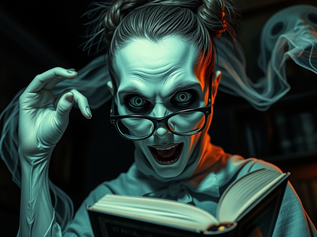 a-very-scary-looking-ghost-librarian-with-a-hair-bun – Reynolds Libraries